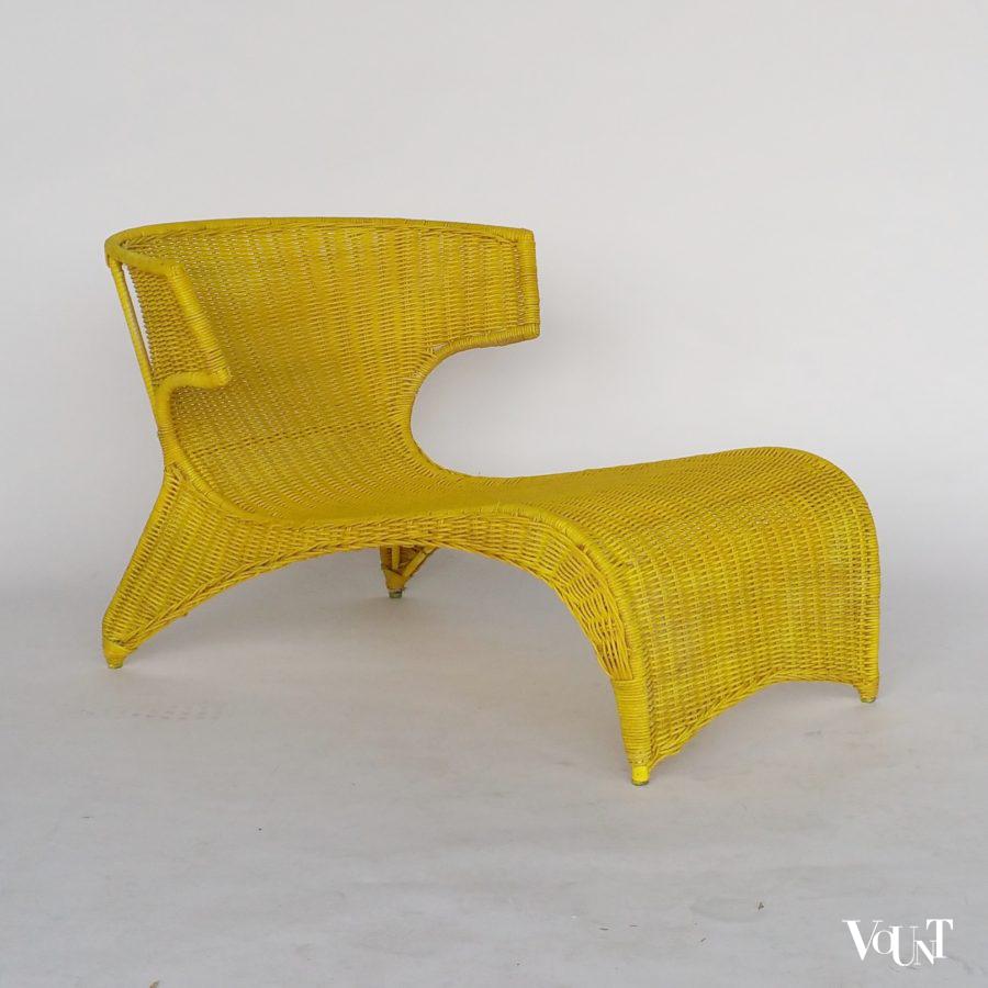 Rotan designstoel PS Sävö, Monika Mulder voor IKEA, 2001