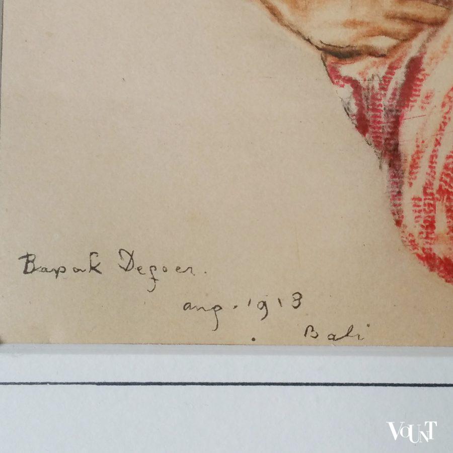 Litho Bapak Defoer, W.G. Hofker, Bali 1913